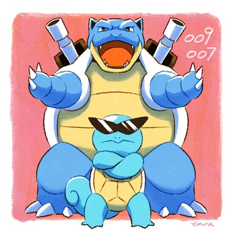 Squirtle Blastoise And Squirtle Squad Pokemon And More Drawn By Taiyakineco Danbooru