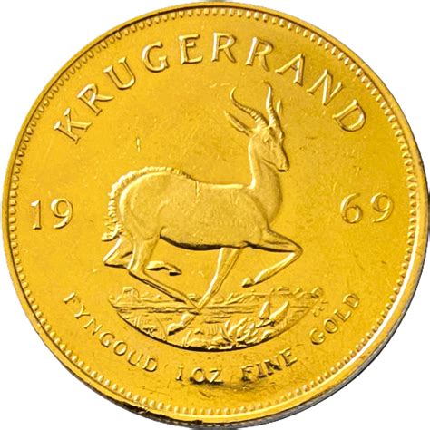 1 Unze Oz Gold Krügerrand Goldmünze 1969 Südafrika 106101129