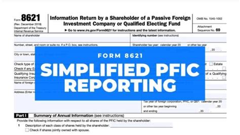 Pfic Reporting Form 8621 For Foreign Mutual Funds