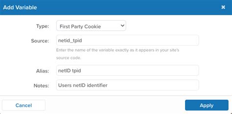 Netid Implementation Guide Industries Tealium Docs