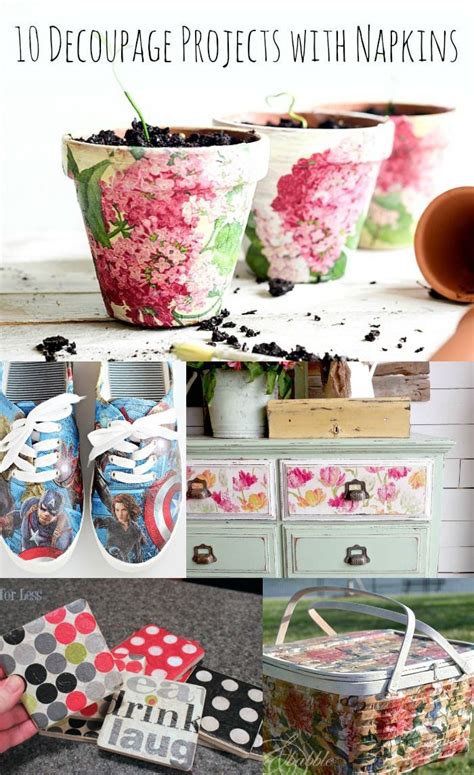 10 Decoupage Ideas With Napkins