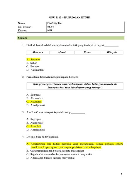 fow seng joe b1757 tutorial 1 hubungan etnik pdf