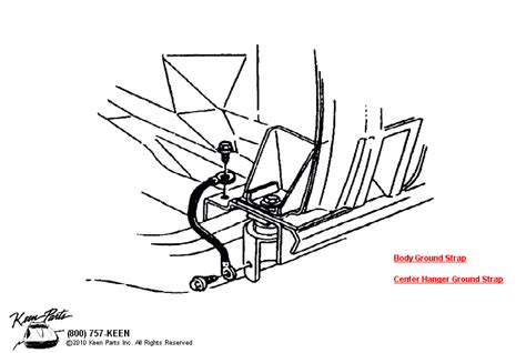 Body Ground Strap 20012 Parts Diagram 1968 1982 Keen Parts