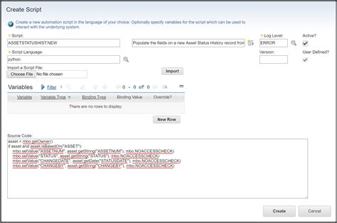 Launch Automation Script On New Record Creation In Maximo A J Group