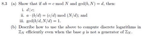 This Is A Cryptography Question From The Book Chegg Com