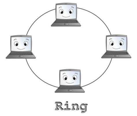 Computer Network Topology Illustrations Royalty Free Vector Graphics