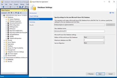 How To Migrate SQL Database To Azure SQL Database Using SSMS Export Import CodeProject