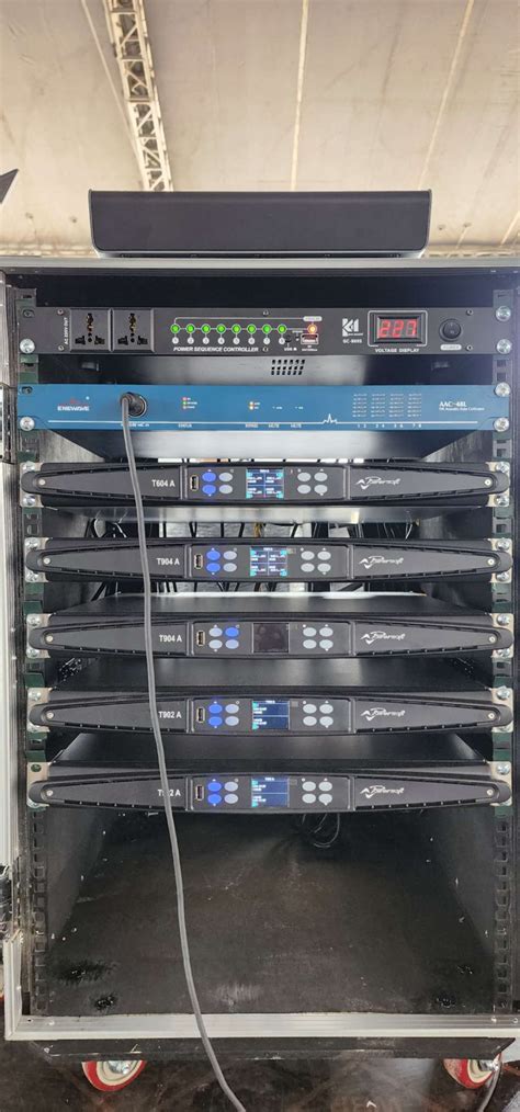 the perfect performance of aac 48l with powersoft t series amplifier