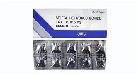 5mg Selegiline Tablets Ip At ₹ 94stripe Selgin Tablet In Surat Id