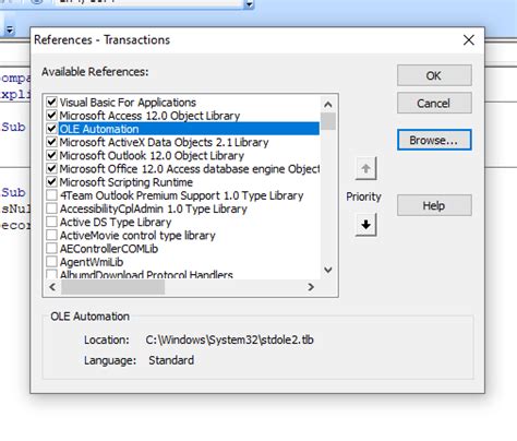 The Ole Server Isnt Registered Error When Using Windows 10 Access World Forums