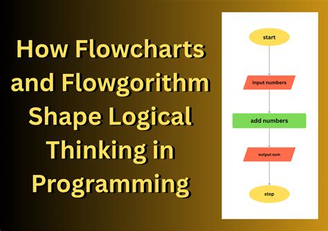 Lowchathow Flowcharts And Flowgorithm Shape Logical Thinking In