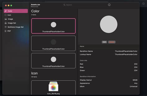 Github Nsantoinesamra Proper Full Fledged Native Asset Catalog Explorer And Editor For Macos