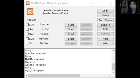 pratikum basis data xampp 2 pembuatan data base dan pengisian data base