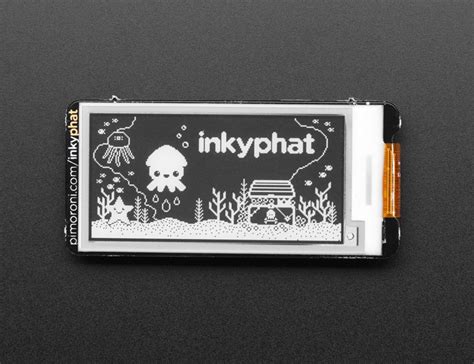 new product pimoroni inky phat eink display black white