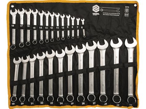 Combination Spanner Set Flat Panel Vorel 51715 Toya24 Pl