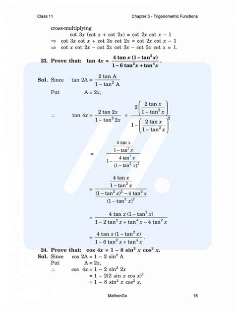 Ncert Solutions For Class 11 Maths Chapter 3 Exercise 3 3 Mathongo