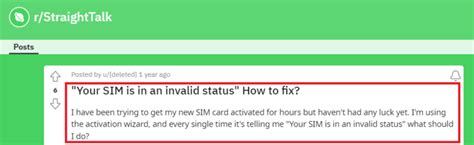 how to fix “your sim is in an invalid status” on straight talk