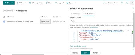 Sharepoint Online Library Column Json Formatting Based On Other Column