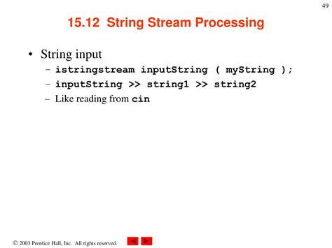 Ppt Chapter 15 Class String And String Stream Processing Powerpoint
