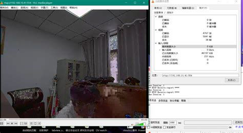 rtsp example on stm32n6570 dk video appears in vl