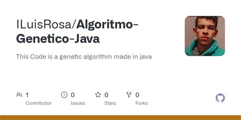 Github Iluisrosaalgoritmo Genetico Java This Code Is A Genetic