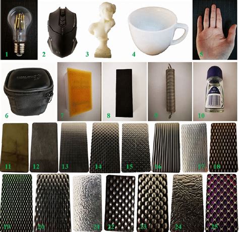 The Objects Used In The Haptic Exploration Experiments From Top To Download Scientific Diagram