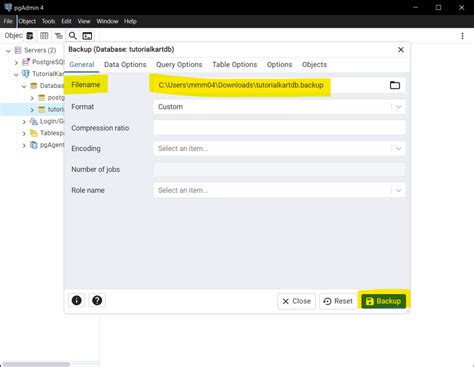 How To Back Up A Database In Pgadmin 4