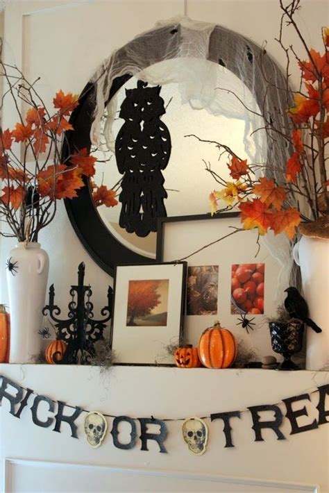 All Hallows Eve Halloween Mantel Spooky Halloween Decorations Diy