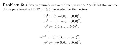 solved problem 5 given two numbers a and b ﻿such that a b 0