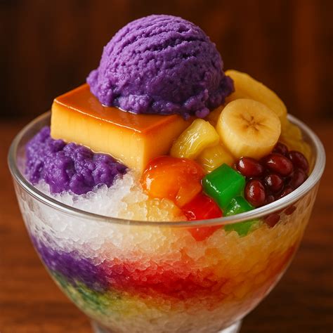 Halo Halo Puzzle Ultra Detailed Ube And Leche Flan