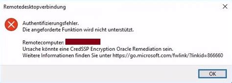 Credssp Encryption Oracle Remediation Rdp