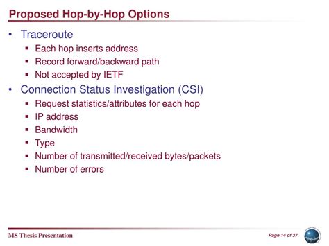 Ppt A Bandwidth Estimation Method For Ip Version 6 Networks