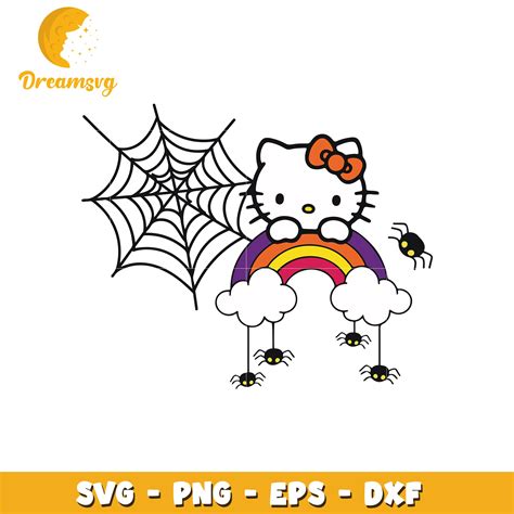 Hello Kitty Rainbow Halloween Svg Dreamsvg Store