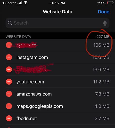 website loads a lot of data on ios safari for an angular web
