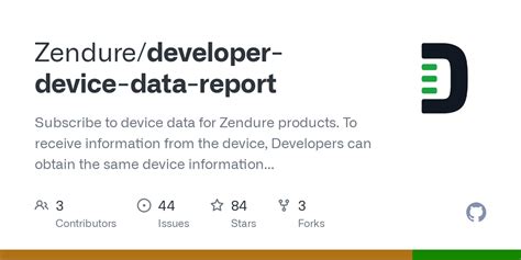 Github Zenduredeveloper Device Data Report Subscribe To Device Data