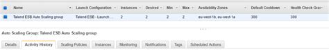 Test The Scaling Policy Of The Auto Scaling Group Of Talend Esb