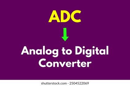 Analog Digital Converter Adc Royalty Free Images Stock Photos