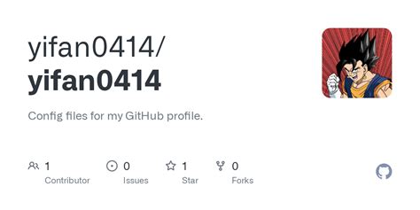 GitHub Yifan Yifan Config Files For My GitHub Profile