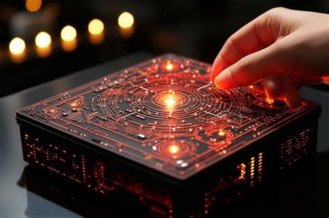 Premium Photo Colorful Insights Mastering The Microchip Manufacturing Process