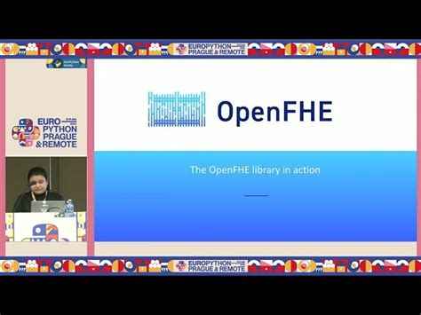 free video encrypted computing in python using openfhe from europython
