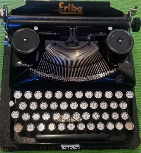 1934 Erika 5 On The Typewriter Database
