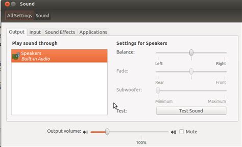 12 04 no choice of audio output device ask ubuntu
