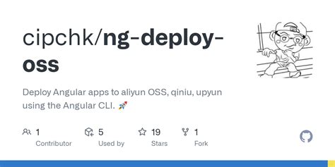 Github Cipchkng Deploy Oss Deploy Angular Apps To Aliyun Oss Qiniu