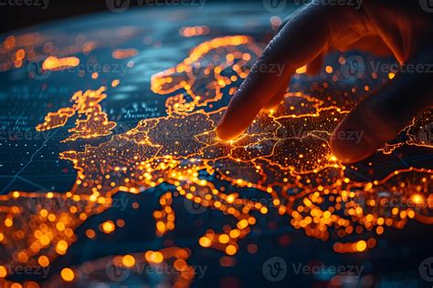 Exploring European Digital Connectivity Through Illuminated Maps For