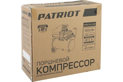 Компрессор Patriot EURO 24/240 525306365 - выгодная цена, отзывы ...