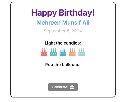 Nextjs React Tailwindcss Shadcnui Vercel Webdevelopment Birthdaywishapp Opensource