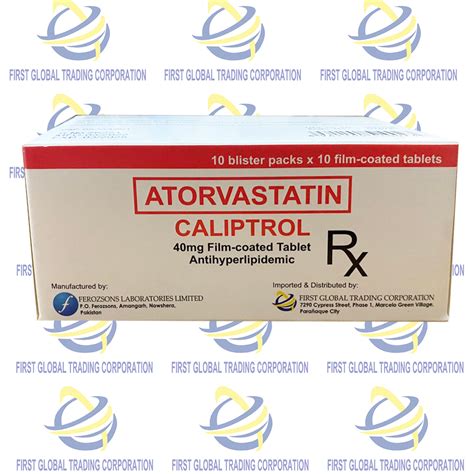 Atorvastatin 40mg Caliptrol