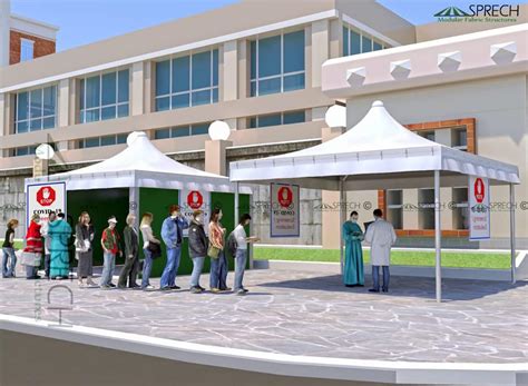 Screening Area Concept 👇 Multi Modular Fabric Structures Facebook