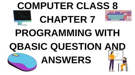 Dav Class 8 Computer Chapter 7 Programming With Qbasic Question And