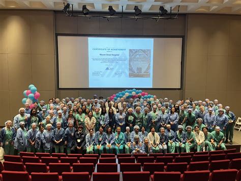 Congratulations To The Mount Sinai Hospital Or Team For Winning The System Most Improved In Or